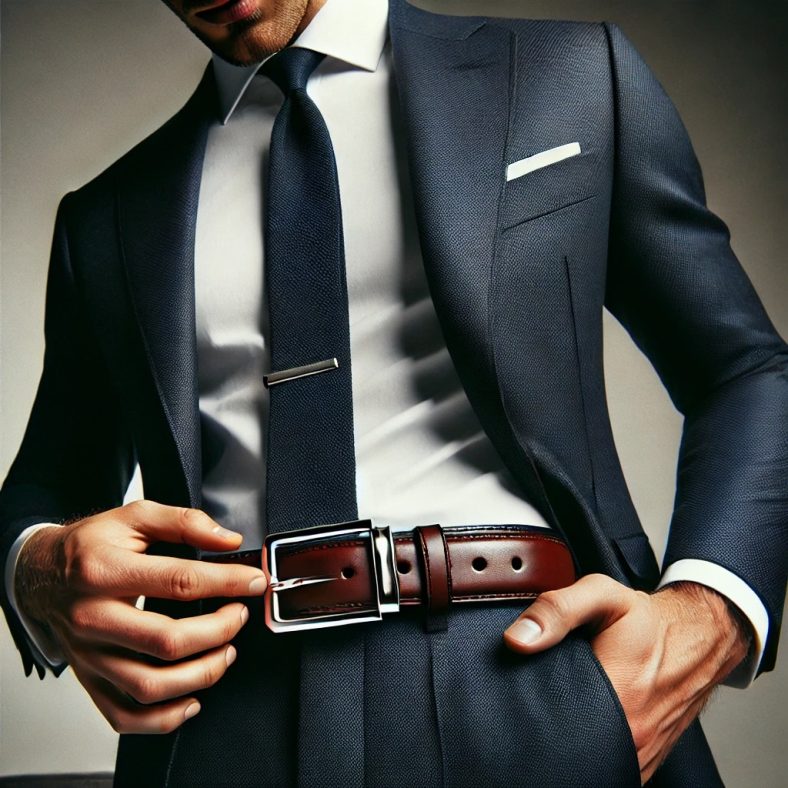 How to Wear a Belt with a Suit - Impress With Style
