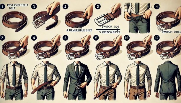 How to wear a reversible belt? - Impress With Style